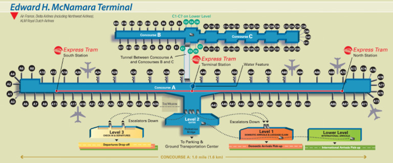 McNamara-Terminal-Gates-Map | PDF