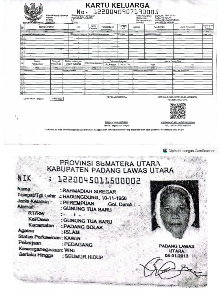 KTP KK Bantuan | PDF