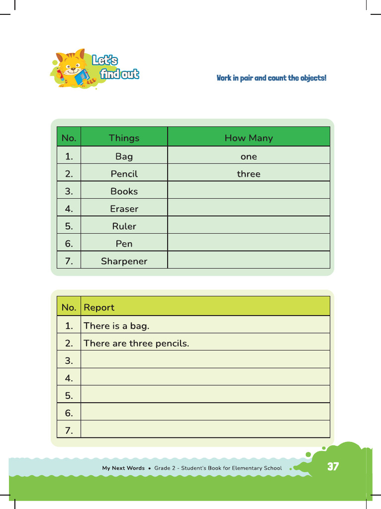 Isi My Next Words Grade 2 - Students Book For Elementary School - Indd ...