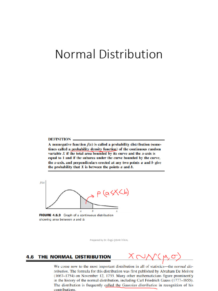 5. Normal Distribution | PDF