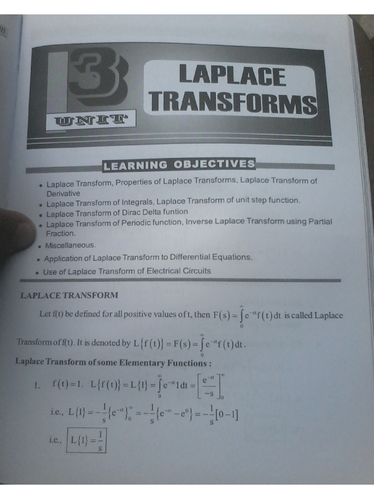 Laplace Transforms | PDF