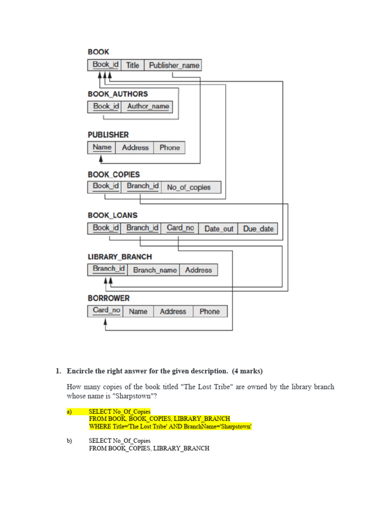 DB Sessional-II (Solution) | PDF | Relational Model | Relational Database