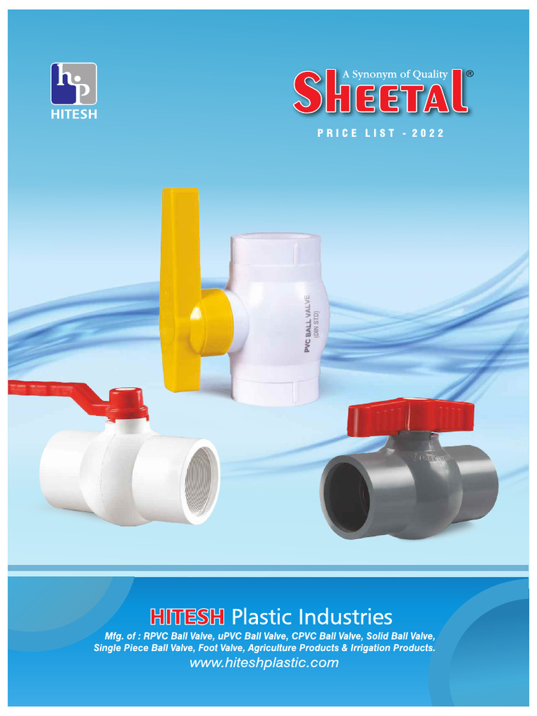 Sheetal Price List 2022 16-12-22 | PDF