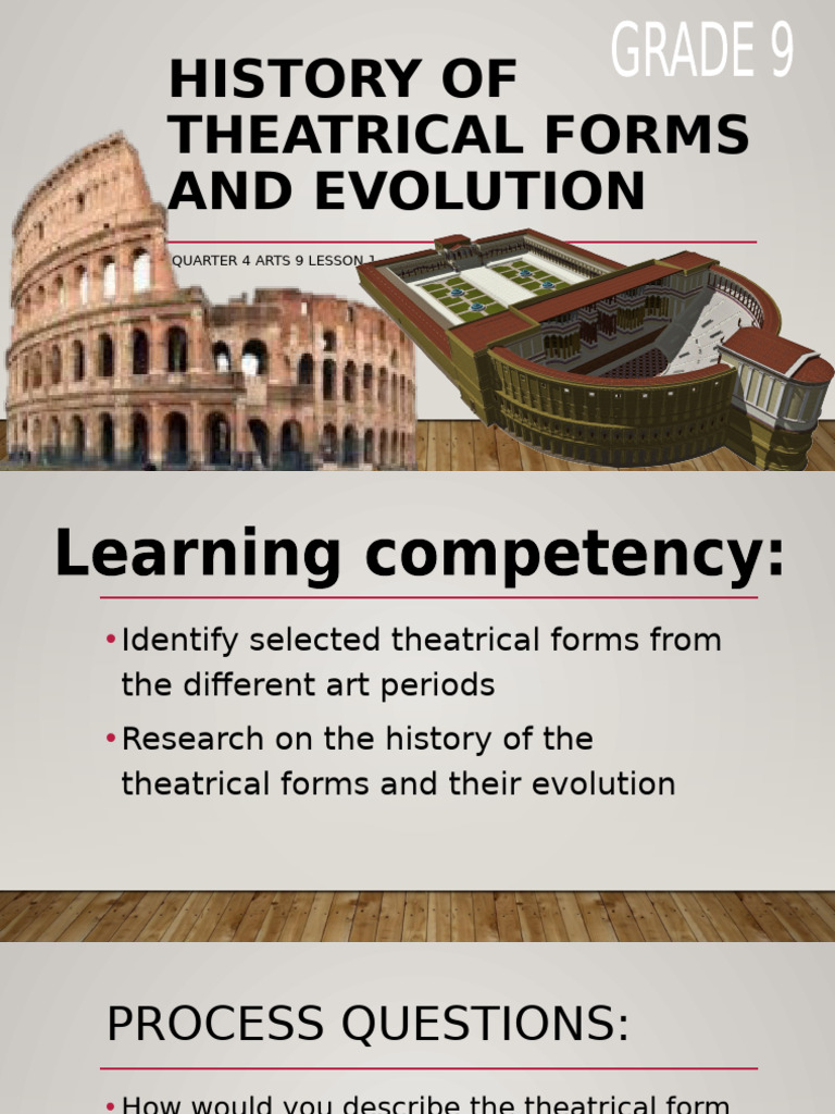 Evolution of Theatrical Forms History | PDF | Theatre | Tragedy