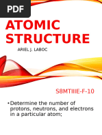 G8 Science Q3 PPT Atomic Structure | PDF | Atomic Nucleus | Atoms
