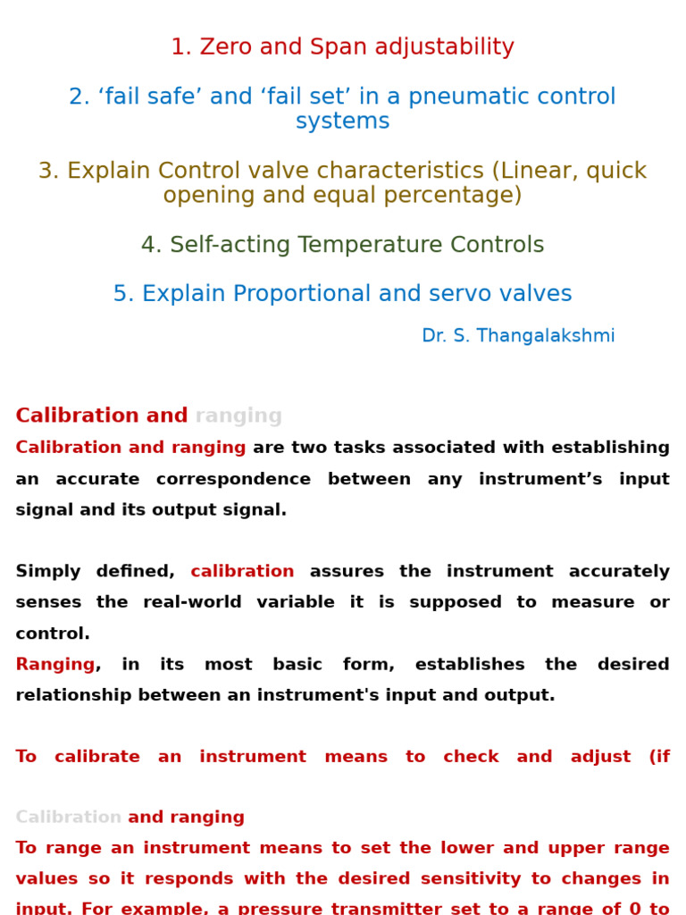 Zero and Span Adjustability Valves | PDF | Valve | Instrumentation