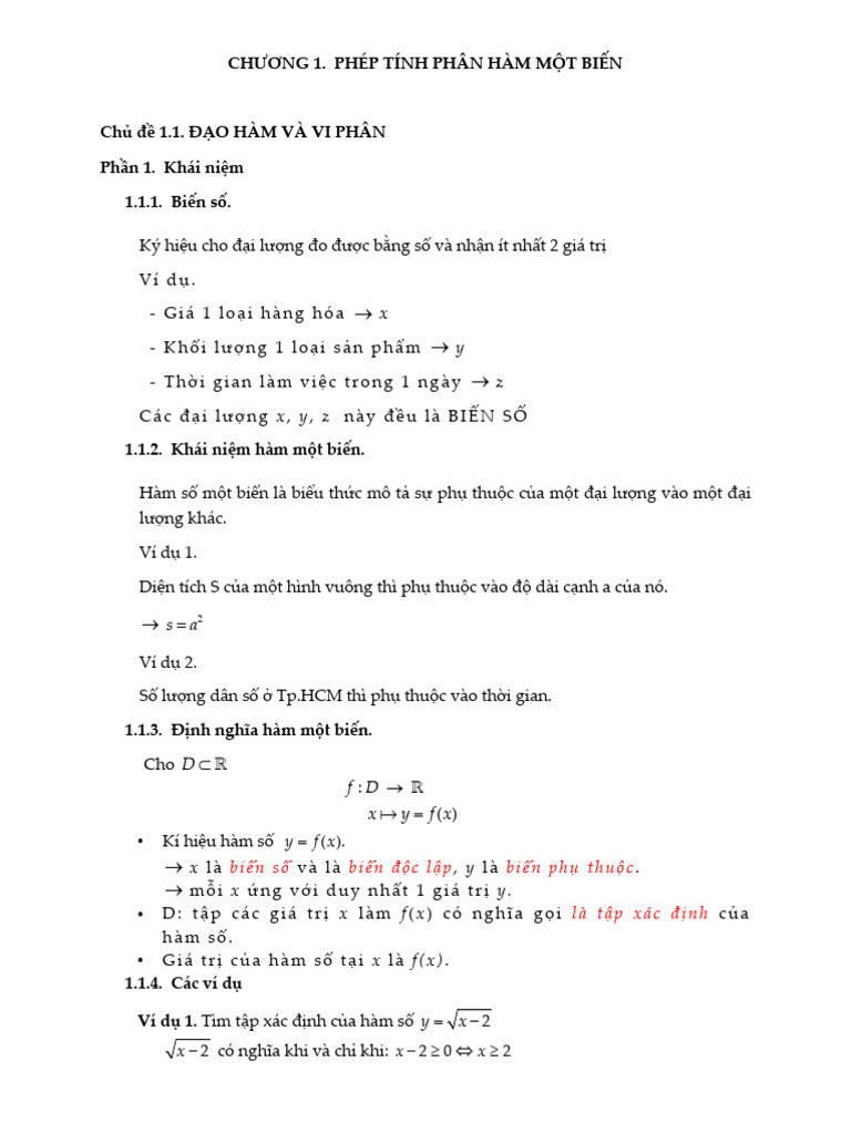 Ly Thuyet Chuong 1 | PDF