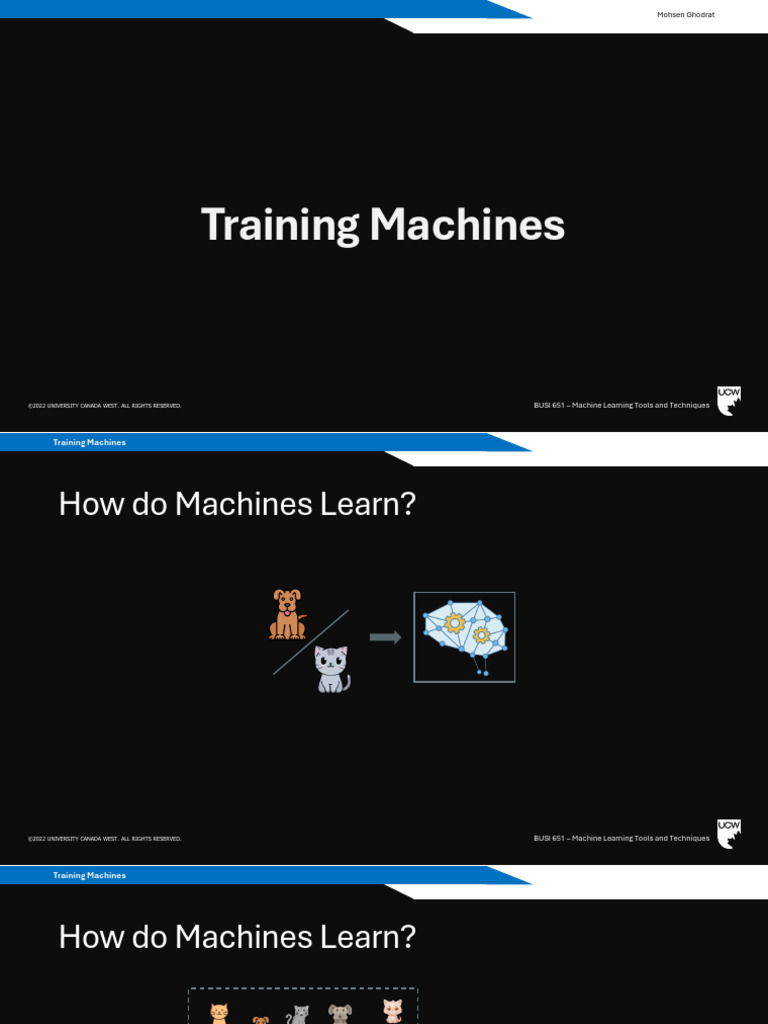 Training Machines | PDF | Machine Learning | Change
