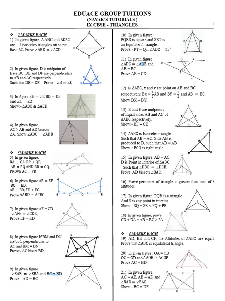 7c.ix-Cbse-Maths-Ch-7-Triangles-Dec Jan Revision-Typed Eduace Worksheet ...