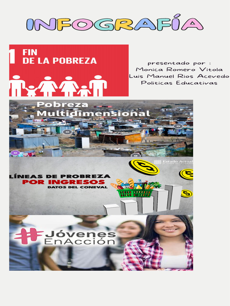 Infografia Ods Fin de La Pobreza | PDF