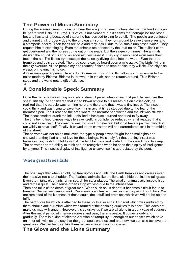 The Power of Music Summary | PDF | Elevator