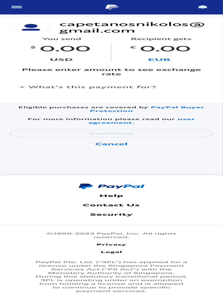 PayPal Make A Payment Preview | PDF