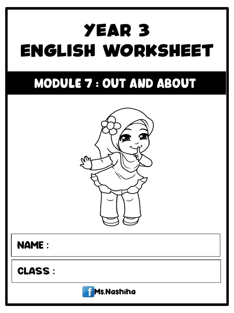 Year 3 English Worksheet: Module 7 Activities | PDF
