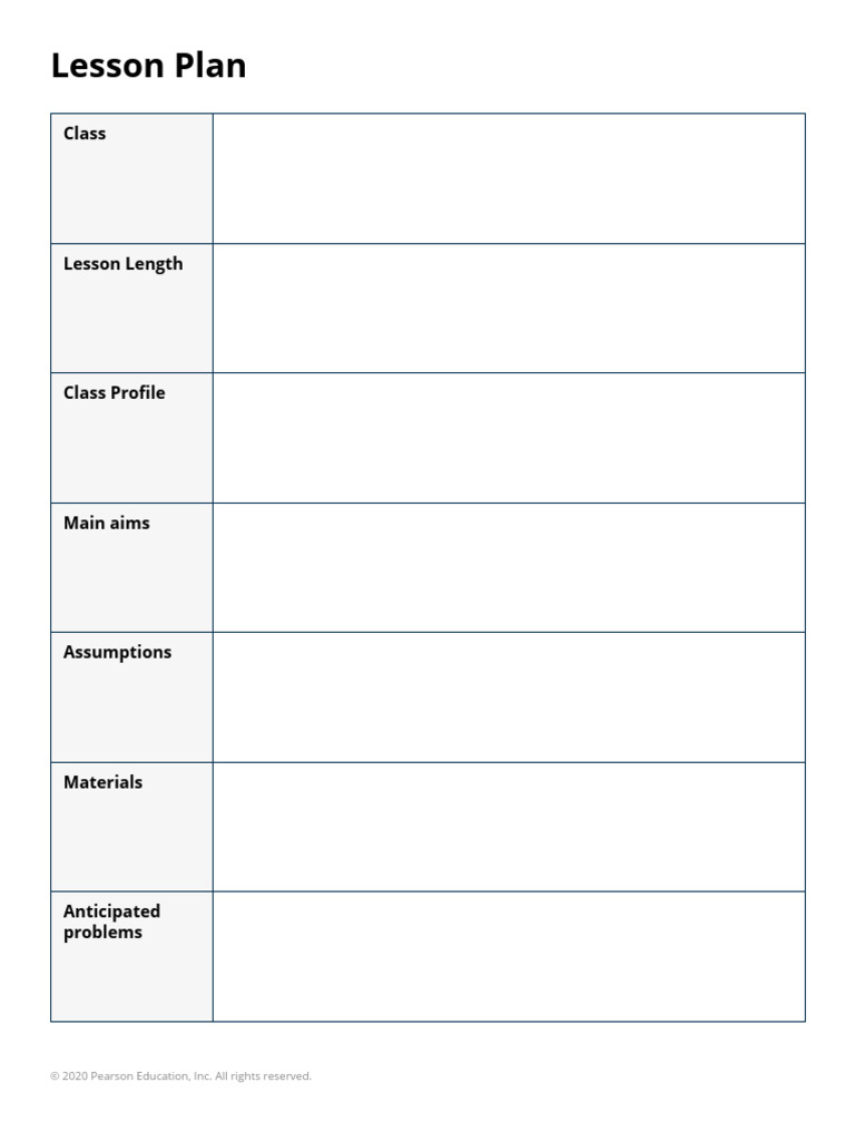 SEO-Optimized Lesson Plan Template | PDF