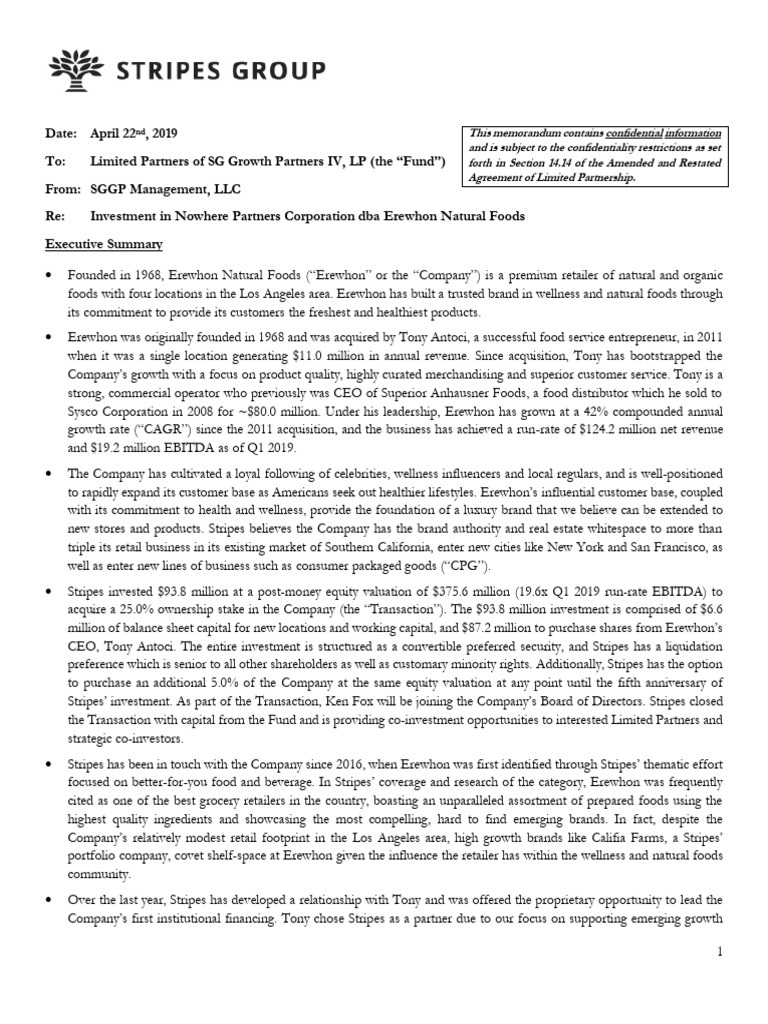 Erewhon Sample | PDF | Grocery Store | Brand