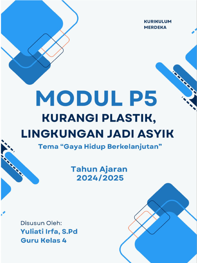 Modul P5 Tema Gaya Hidup Berkelanjutan | PDF