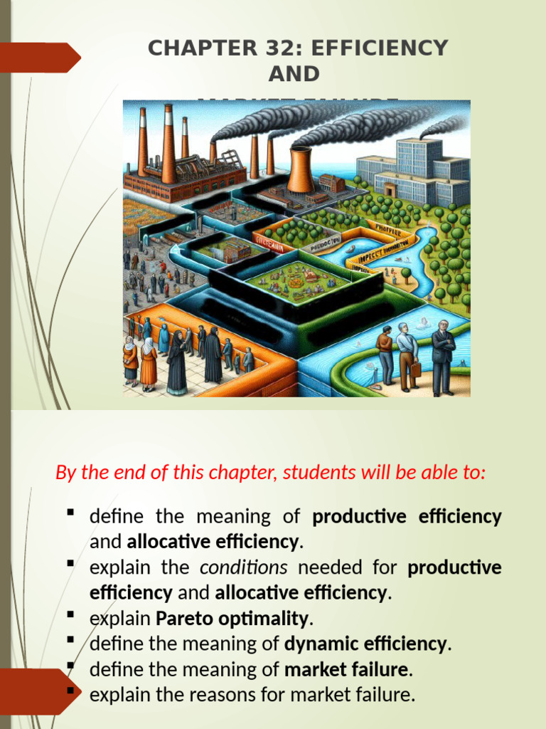 Efficiency and Market Failure Explained | PDF | Marginal Cost | Market ...
