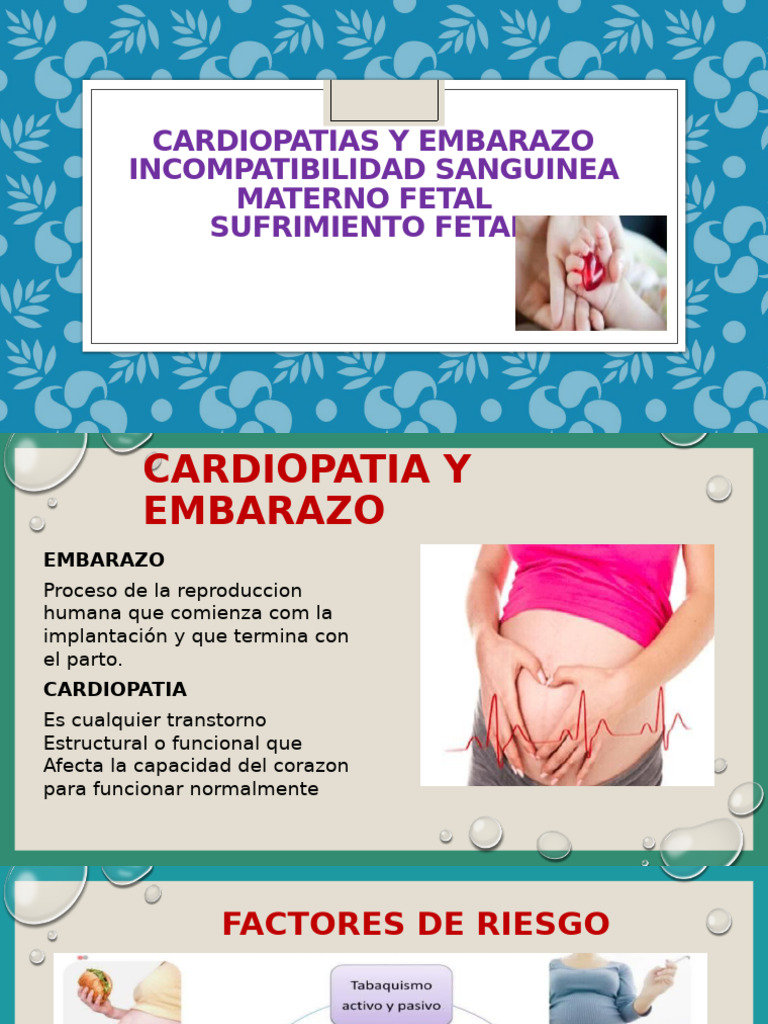 Cardiopatias y Embarazo | PDF | Corazón | Feto