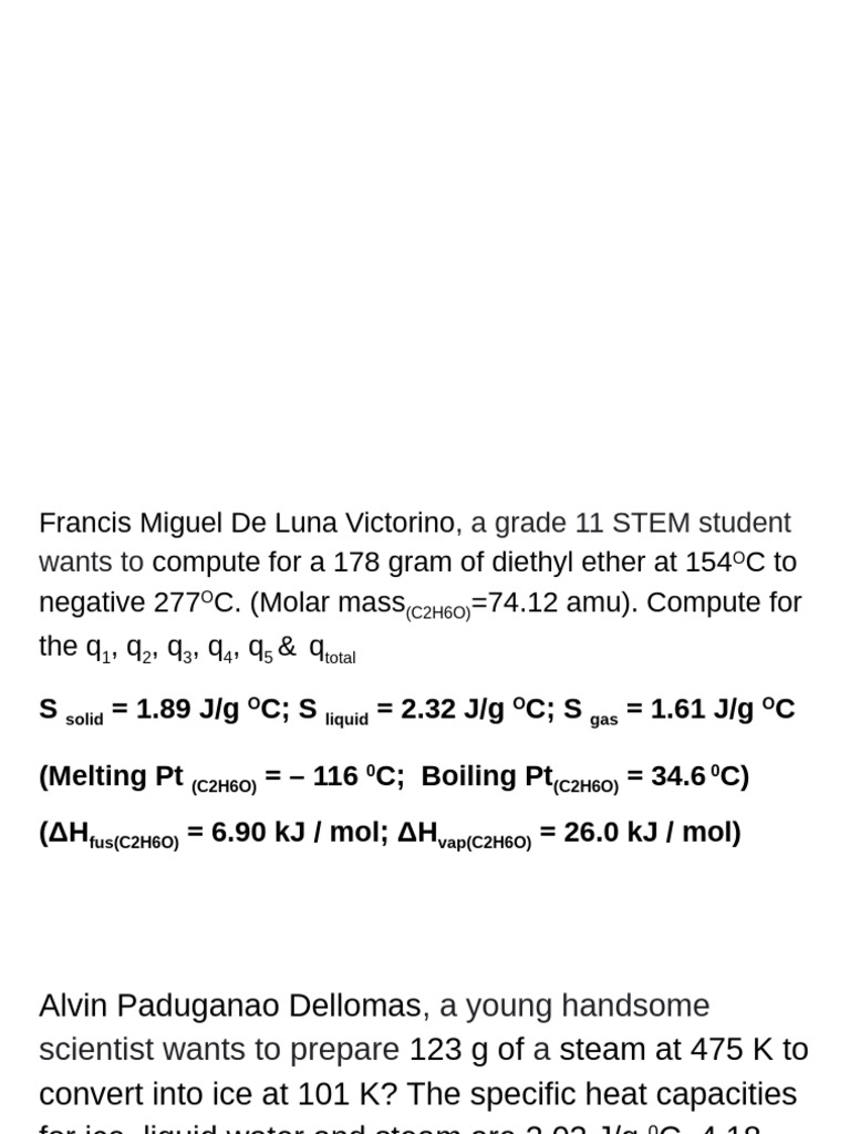 Practice Phase Change Solution B | PDF