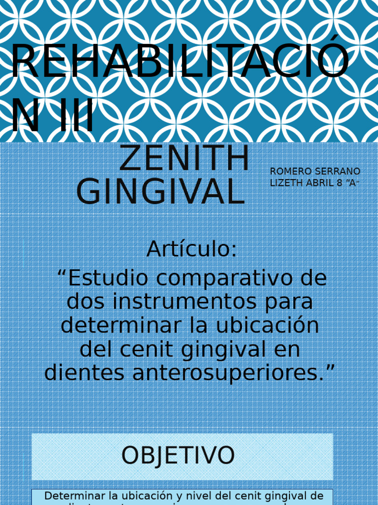 Zenith Gingival | PDF