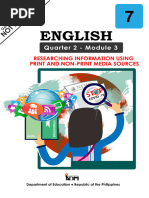 English 6 q2 Module 8 | PDF | Science & Mathematics