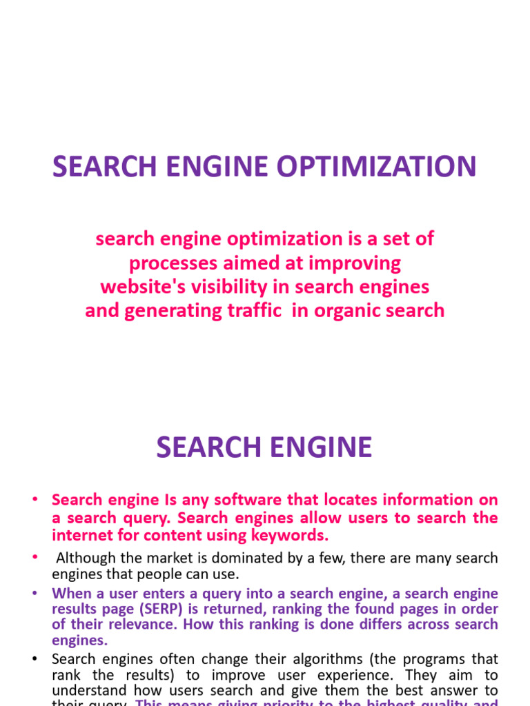Digitalization of Business Unit-3 | PDF | Search Engine Optimization ...