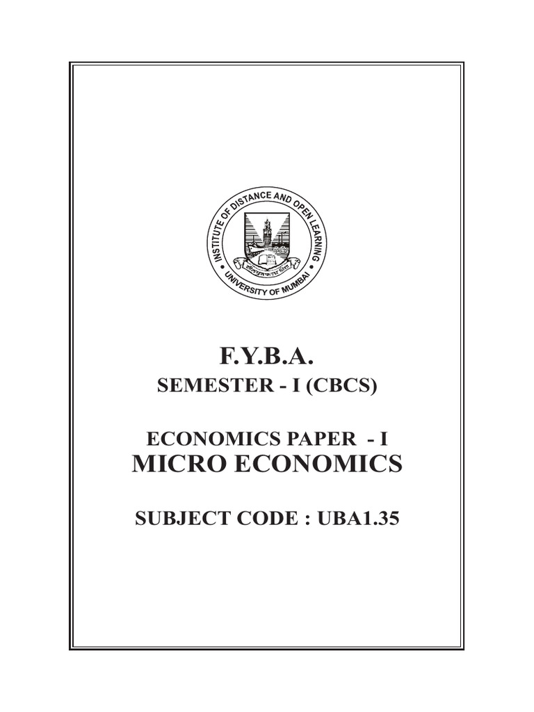 Microeconomics-Semester-I-English-Version | PDF | Microeconomics ...