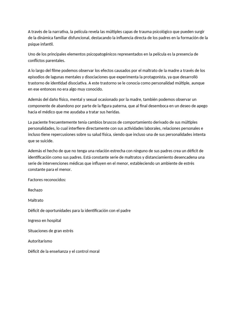 Sybil | PDF