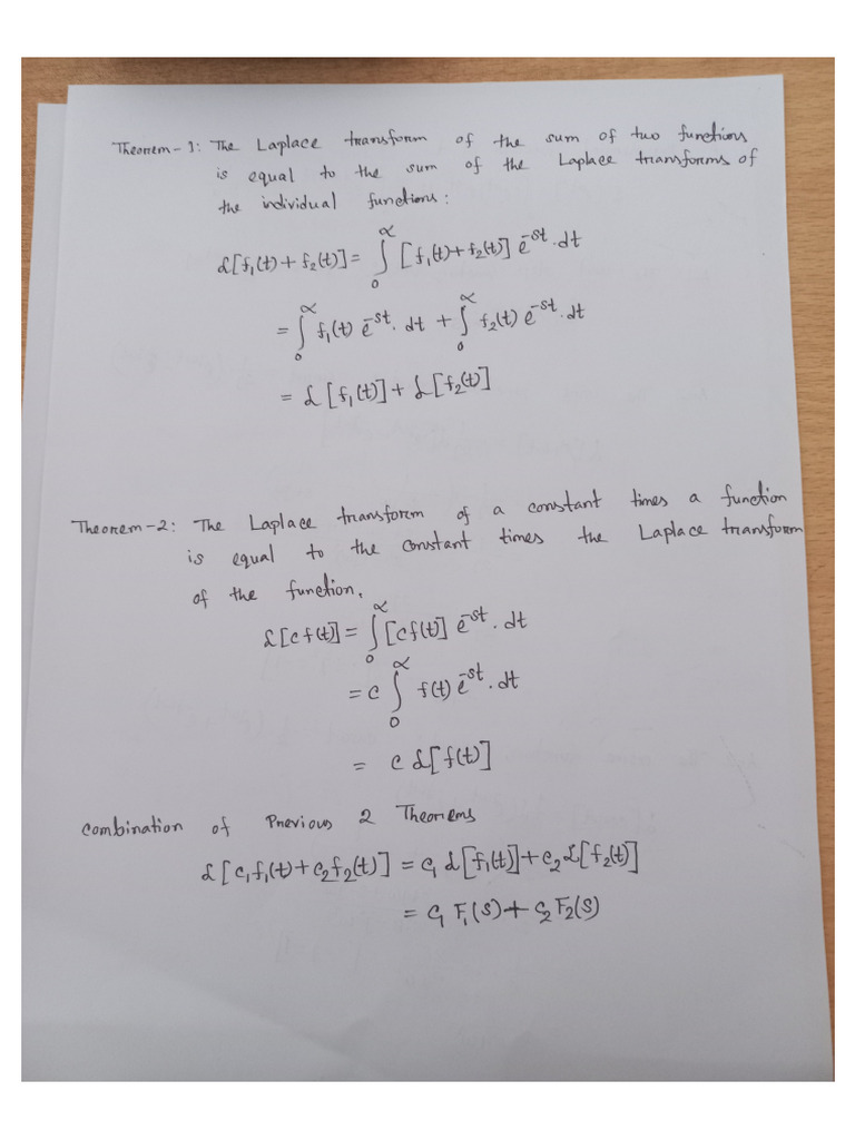 Laplace Transform 2 Updated | PDF