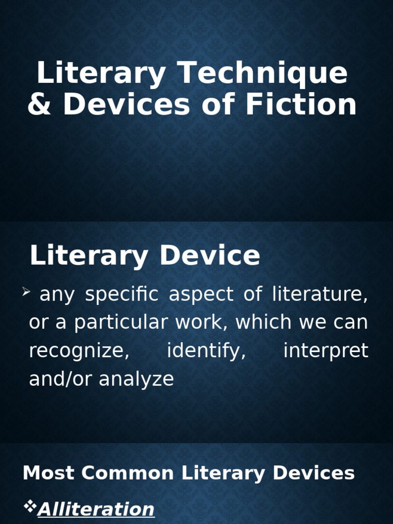 Common Literary Devices Explained | PDF | Narration | Irony