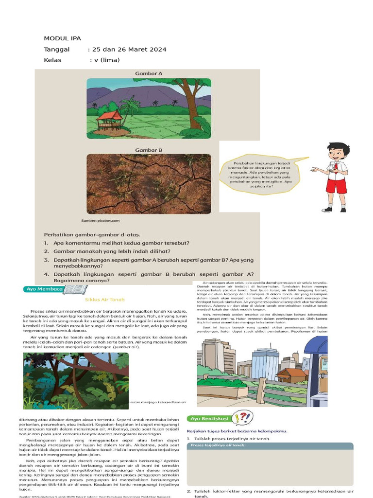 Modul Ipa 25, 27 Maret 2024 | PDF