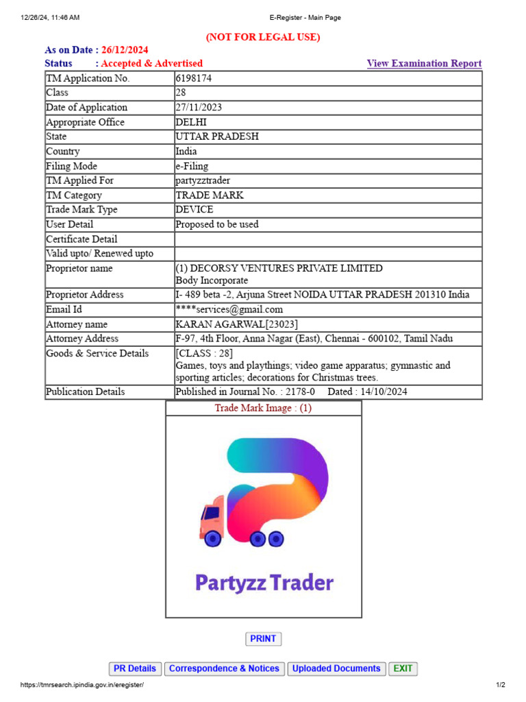 Trademark Sample | PDF | Trademark | Computing