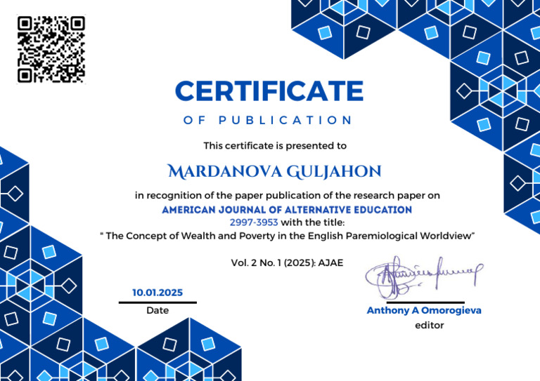 Mardanova Guljahon - PDF Journal | PDF