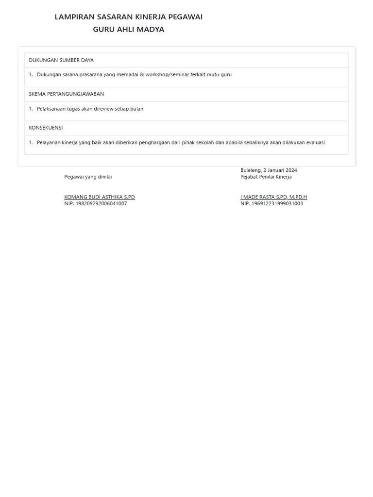 Cetak Lampiran 2024 Komang Budi Asthika | PDF