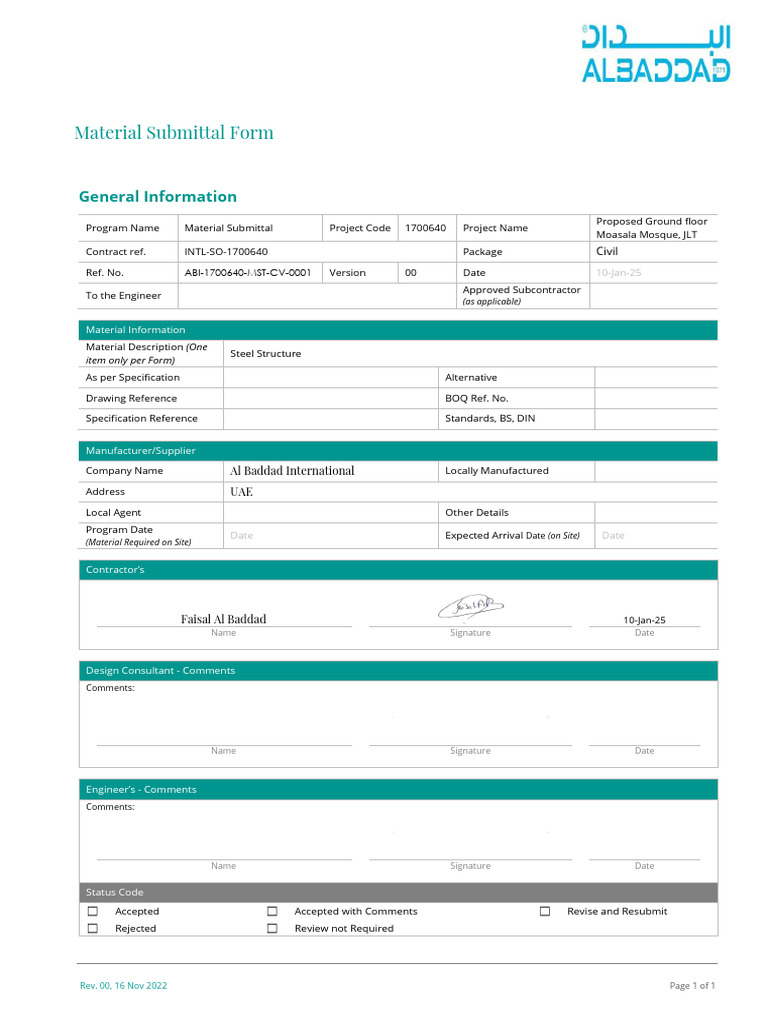 ABI-1700640-MST-CV-0001 STEEL STRUCTURE | PDF | Paint | Materials