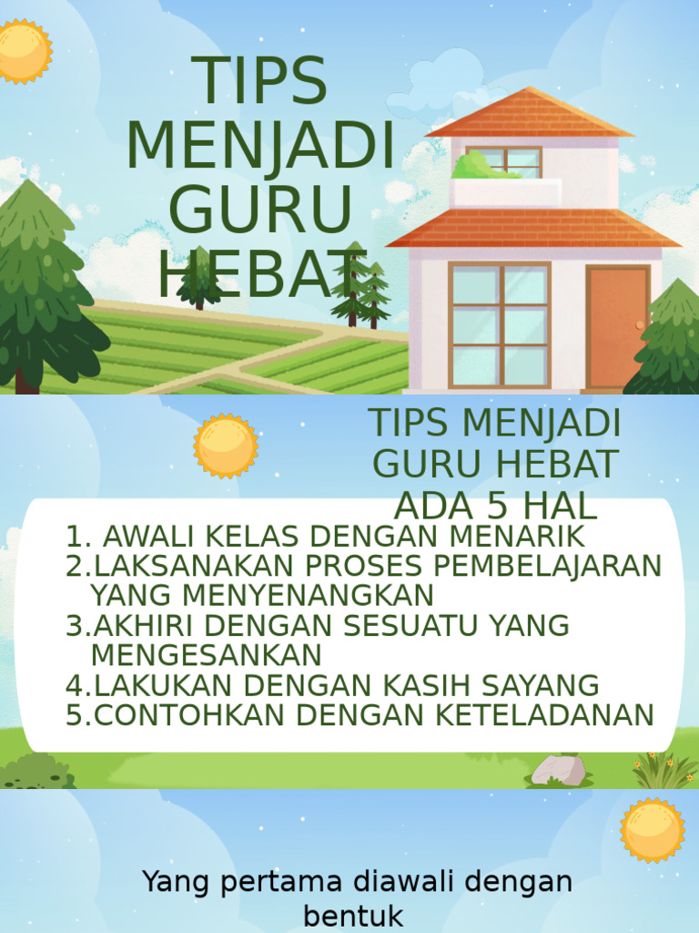 Tips Menjadi Guru Hebat - 20250214 - 163005 - 0000 | PDF