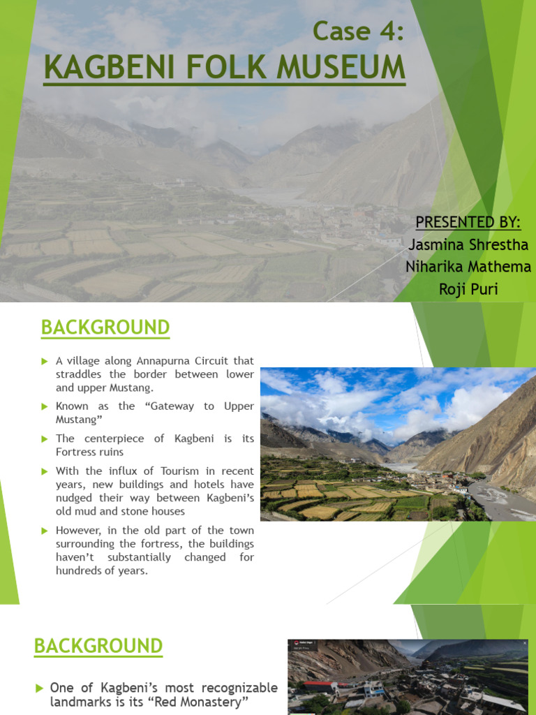 Group 4 - Kagbeni Folk Museum | PDF | Cultural Heritage | Sustainability