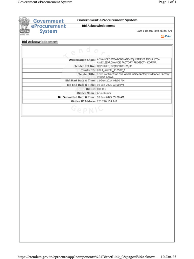 Ach Annu 100125 Korwa | PDF