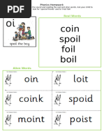 Rwi Set 1 Sounds | PDF