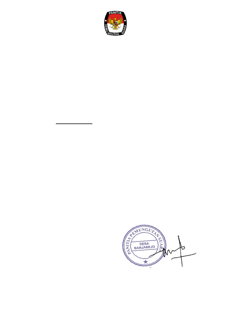 2. Usulan_Sekretariat_PPS_Desa_Banjarejo_Pilkada_2024 | PDF