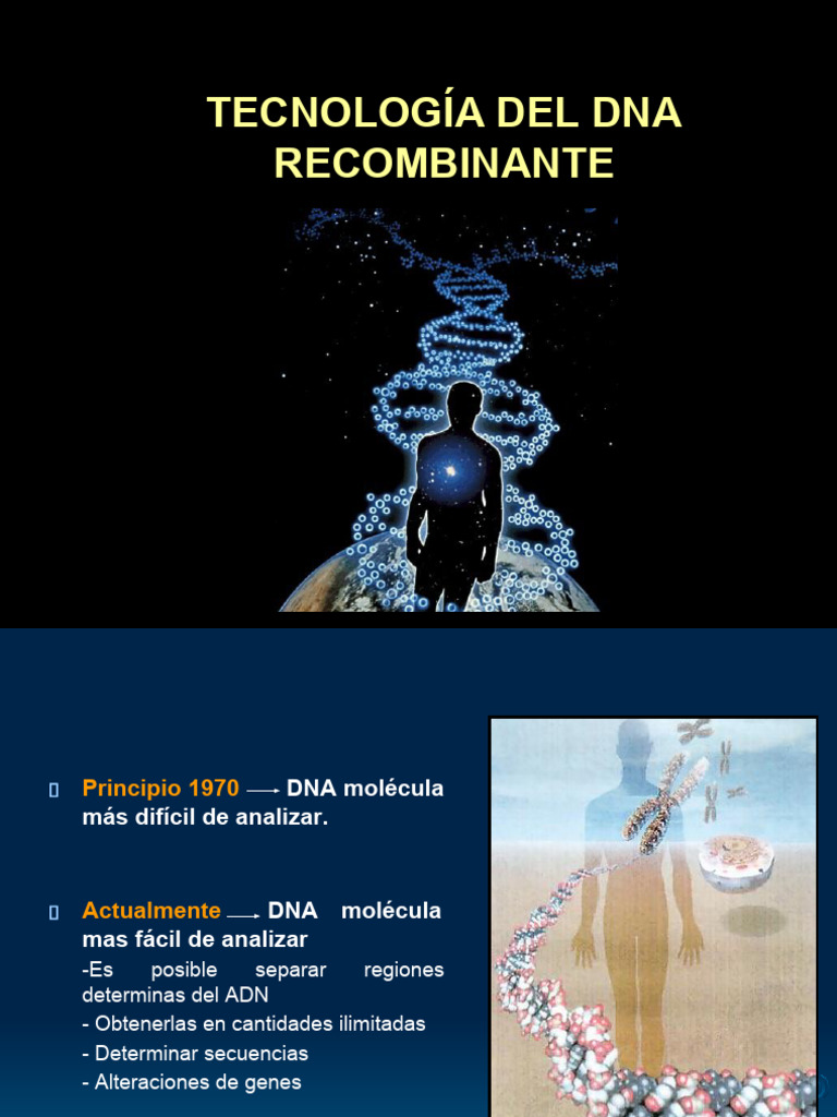 Genética Microbiana y Tecnbología Del ADN Recombinante | PDF | Adn | Plásmido