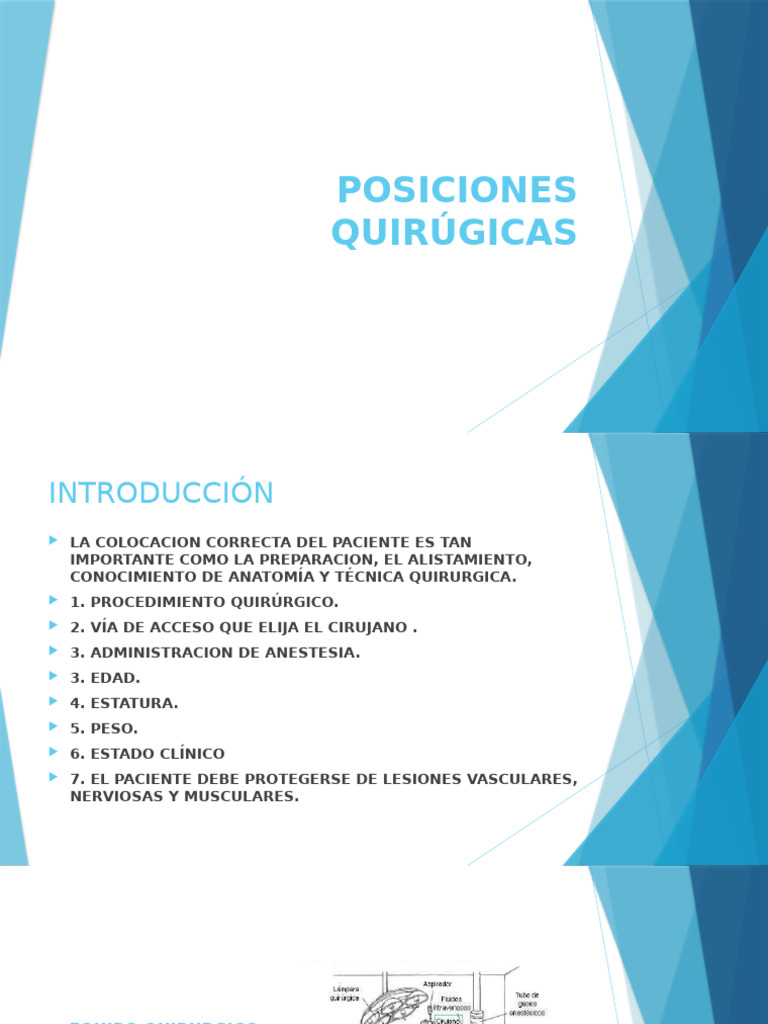 Posiciones Quirurgicas | PDF | Abdomen | Cirugía