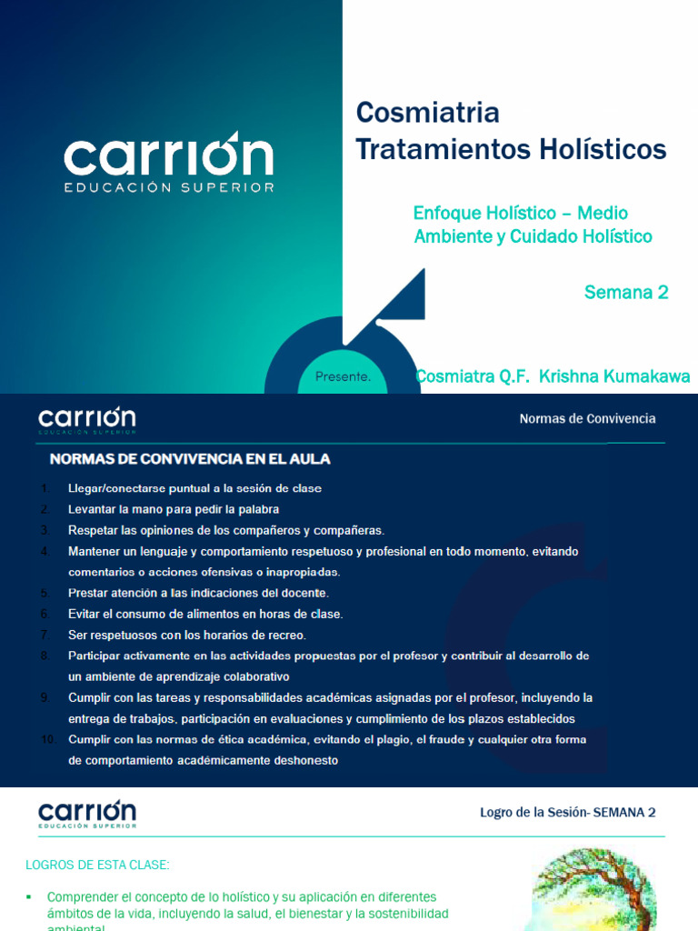 Enfoque Holístico en Cosmiatría y Bienestar | PDF | Holismo ...