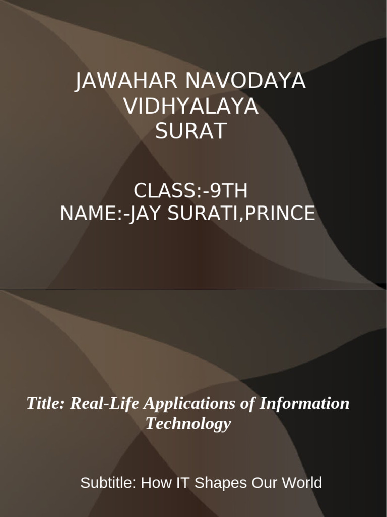Real-Life IT Applications Across Sectors | PDF | Computing