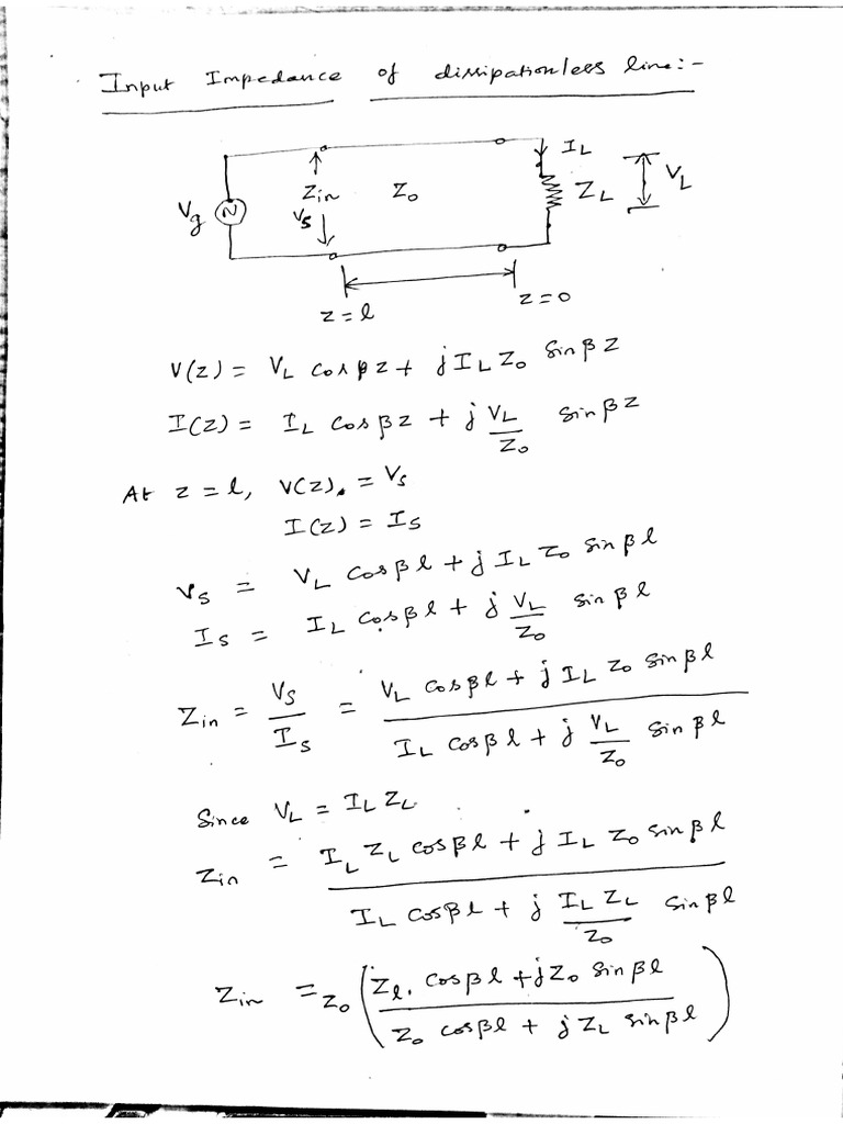 Input Impedance | PDF