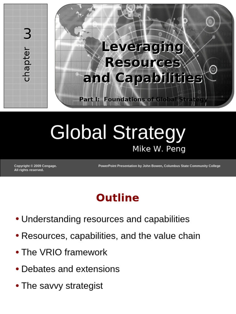 Ch03-Leveraging Resources and Capabilities-Global Strategy | PDF | Business | Business Economics