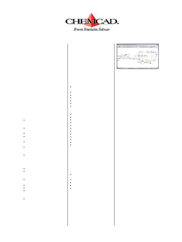 Chemcad Process Simulation for Equipment Manufacturers | PDF ...