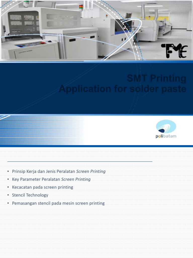 Solder Paste Printing Rev 1 | PDF