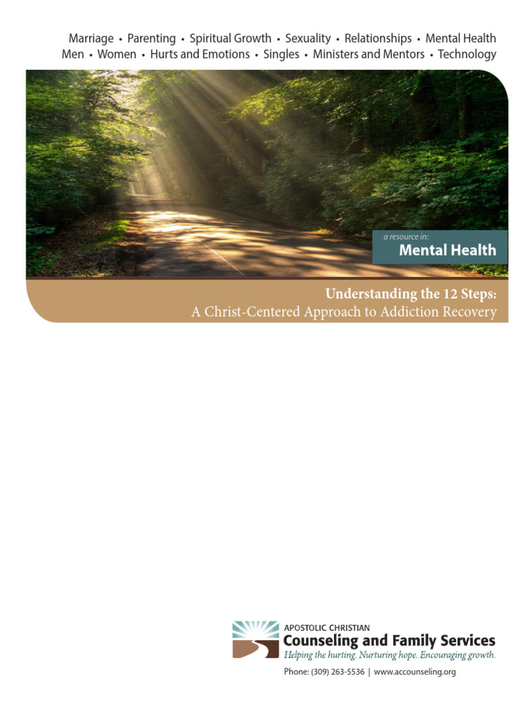 A Christ Centered 12 Step Program of Addiction Recovery | PDF | Twelve ...