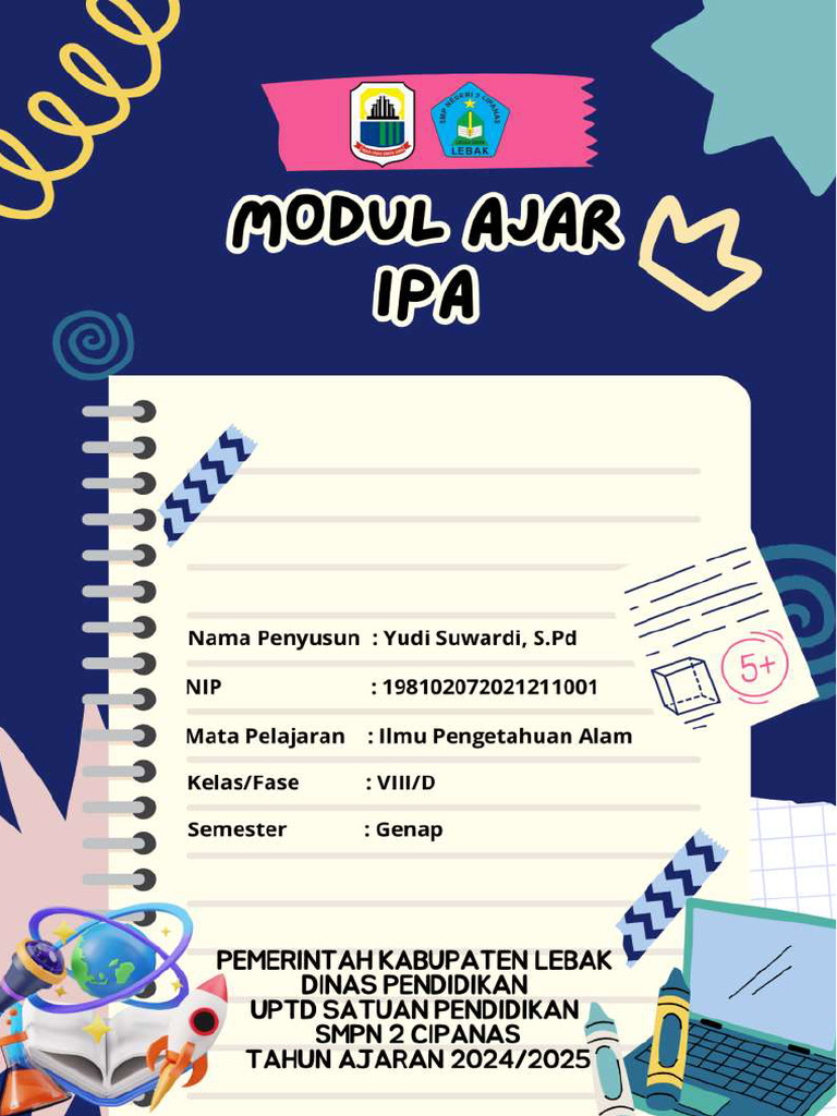 MODUL AJAR IPA 8 (Getaran, Gelombang Dan Cahaya) | PDF